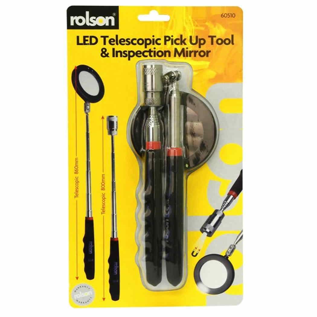LED Pickup Tool & Mirror Rolson 60510 2pc Czarny SKLEP 24H ŁÓDŹ FVAT23 ...