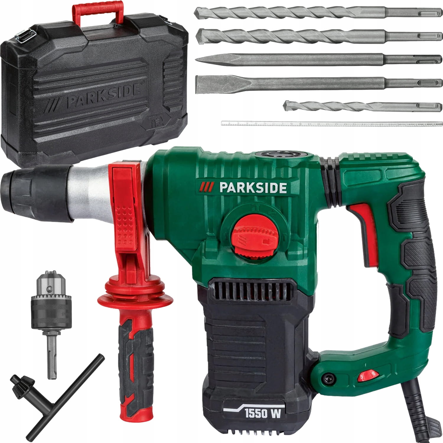 Młotowiertarka Parkside PBH 1550 A1 1550W z udarem SEA-BIS P.H.U ...